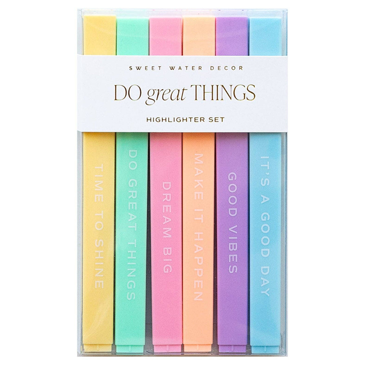 Do Great Things Highlighter Set – PlanBold
